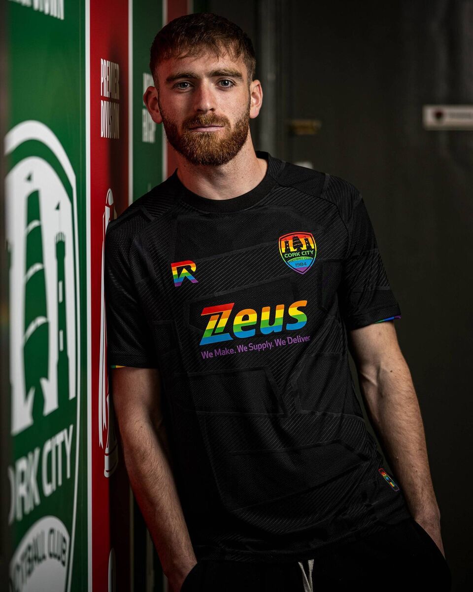 Cork City FC unveils kit in support of LGBTQ+ community