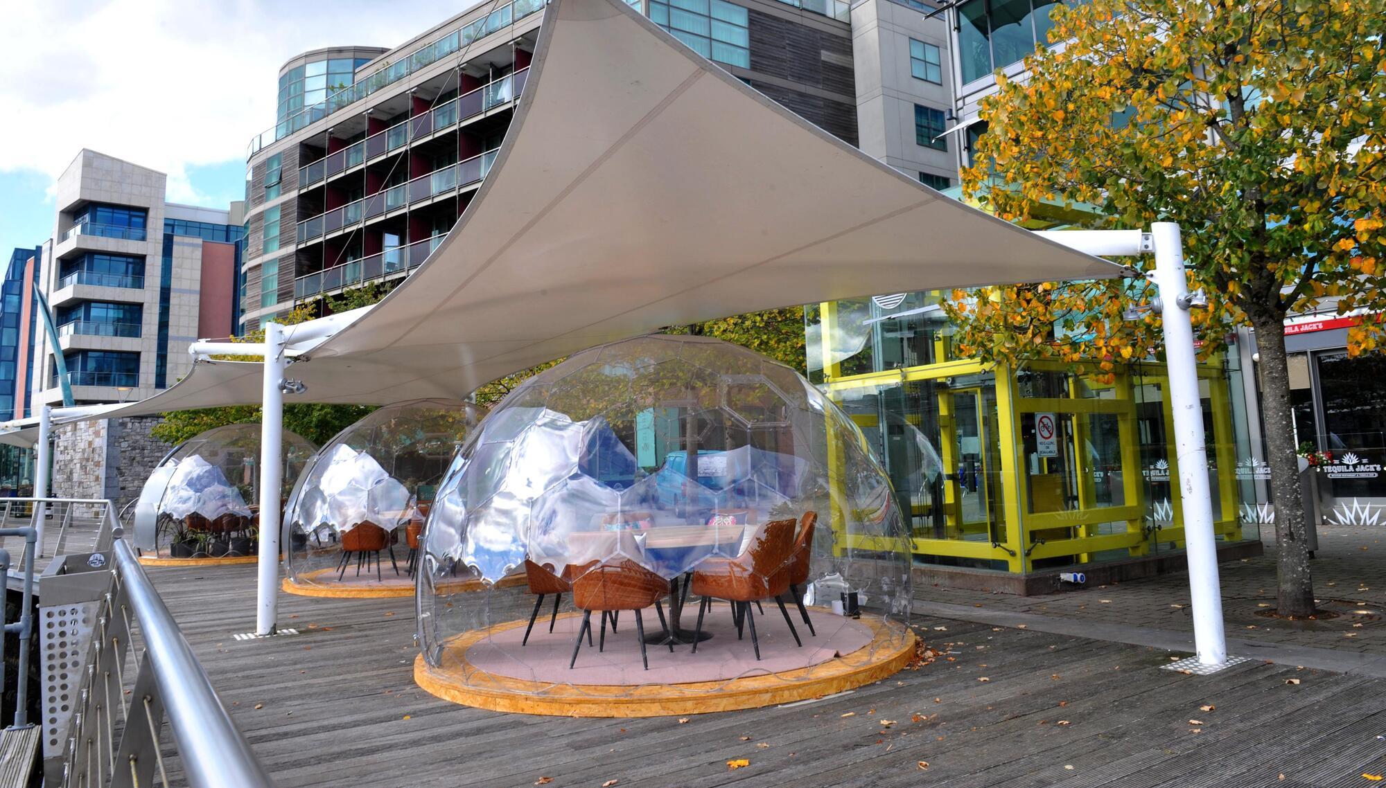 Cork restaurant gets great reaction to innovative dining pods