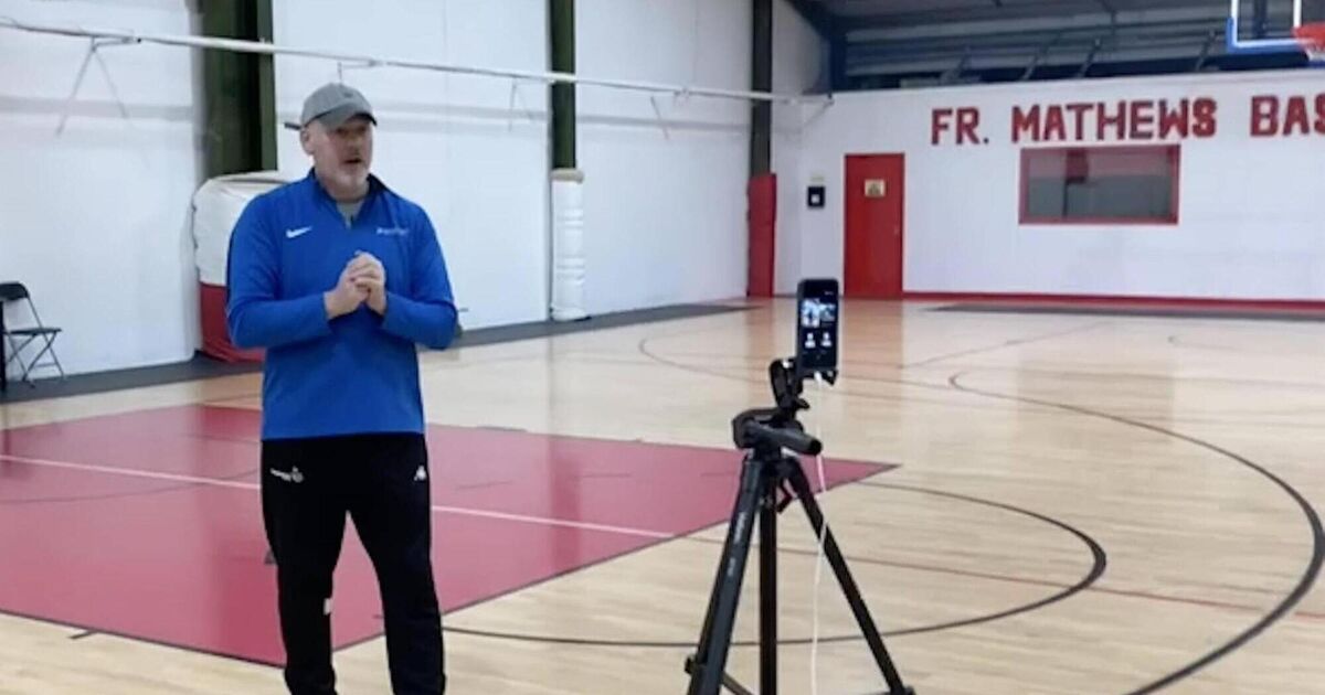 Fr Mathew's innovate to keep players engaged in basketball lockdown