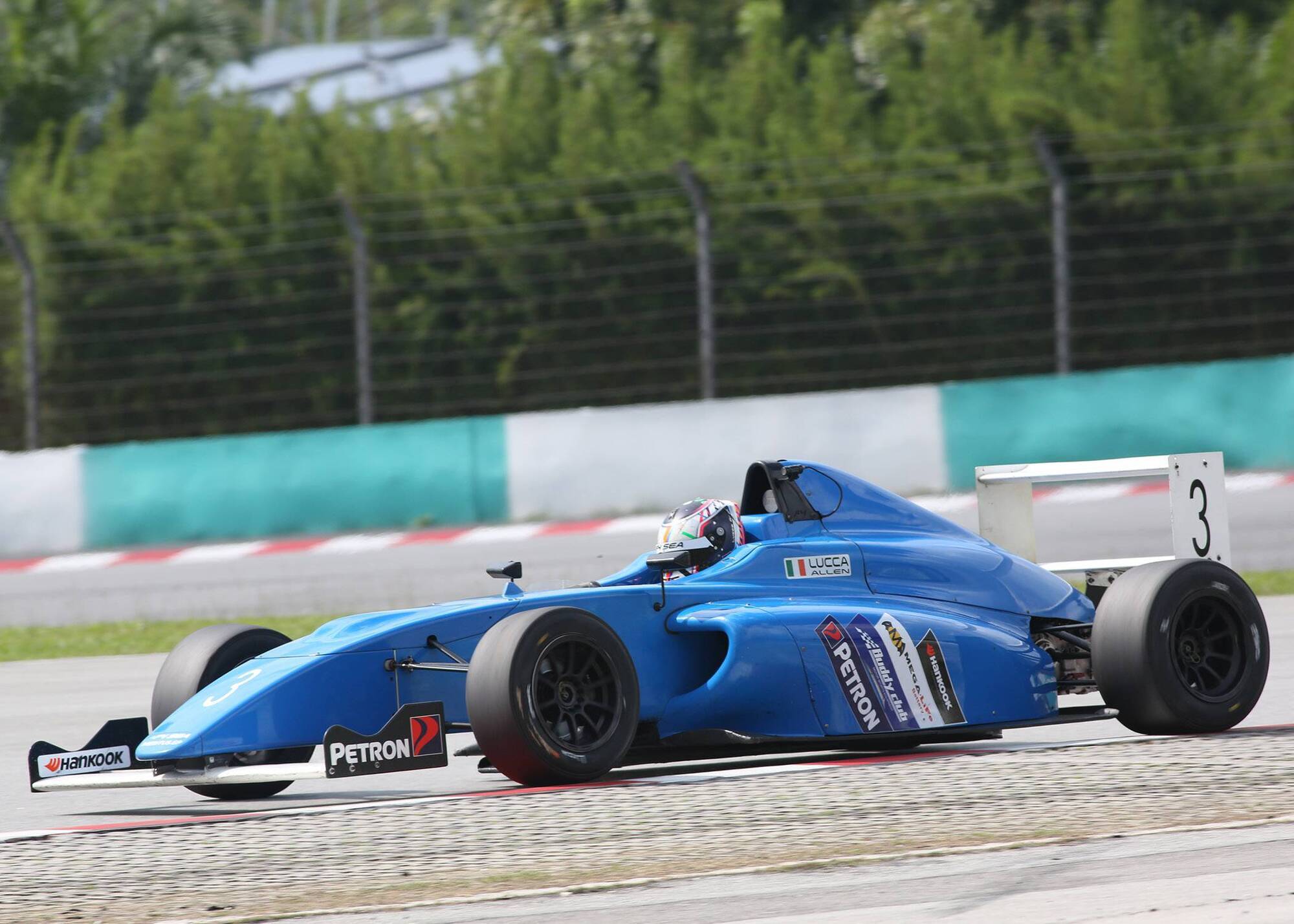 Cork's Lucca Allen is racing towards the F4 title race in Malaysia