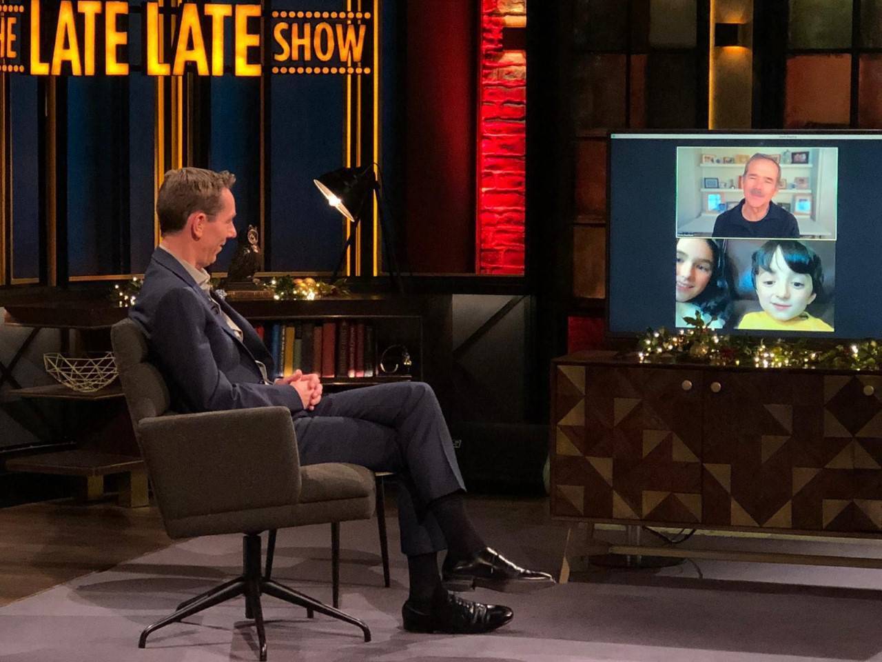 Cork’s Adam King meets hero on Late Late show