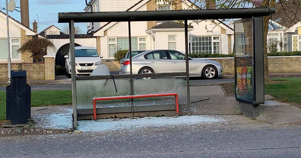 Bus stops smashed in Carrigaline