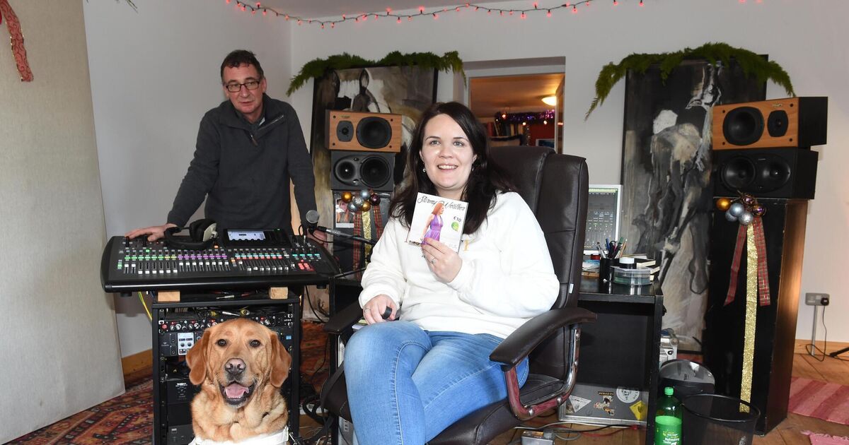 Visually impaired singer Clair, 27, records her first album