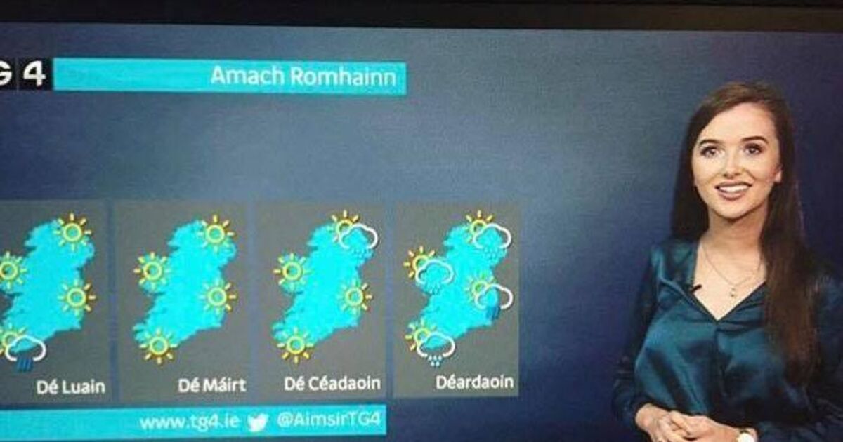 Neasa lands dream job as a weather presenter on TG4