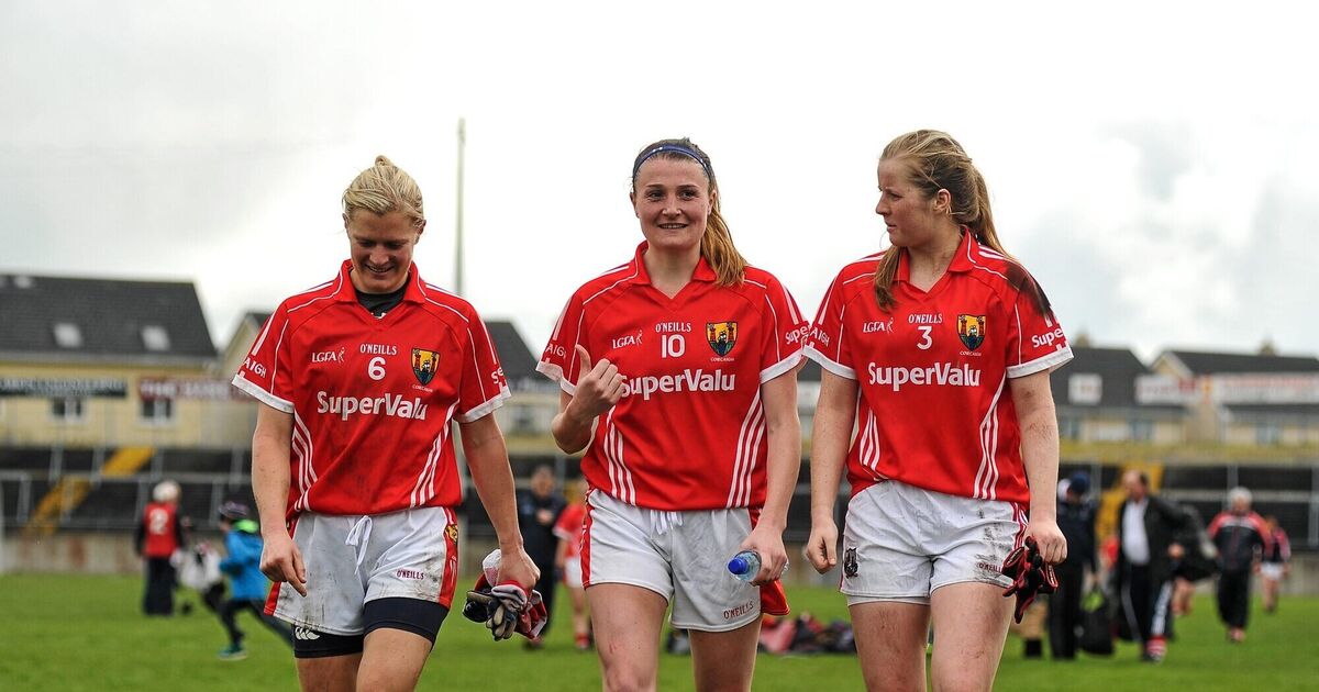 Cork ladies football warrior Deirdre O'Reilly walks off a winner