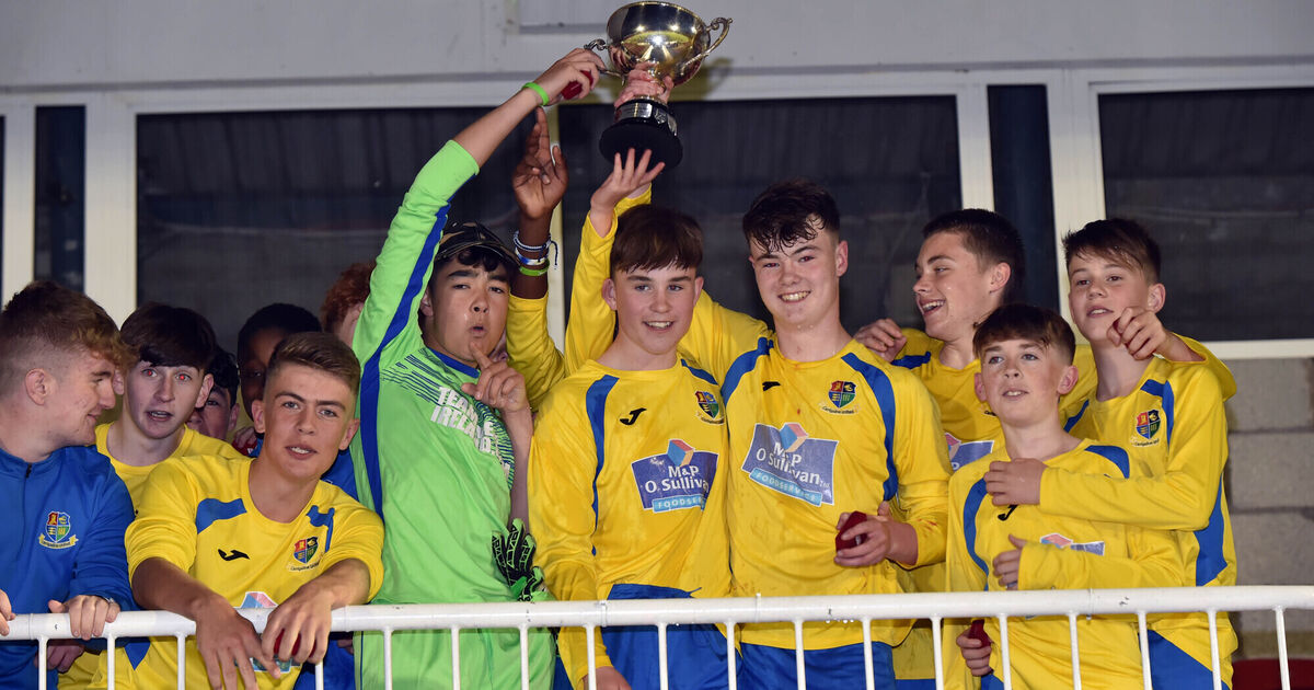 WATCH: Carrigaline United lift the U15 cup