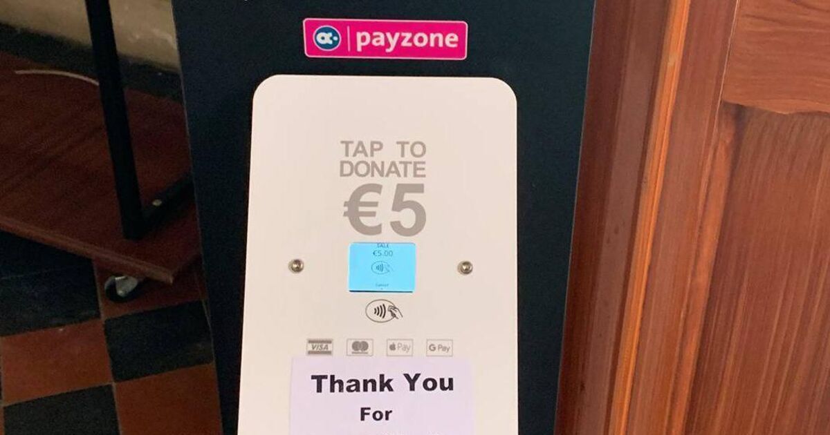 'Tap to donate': West Cork church moves to contactless donations