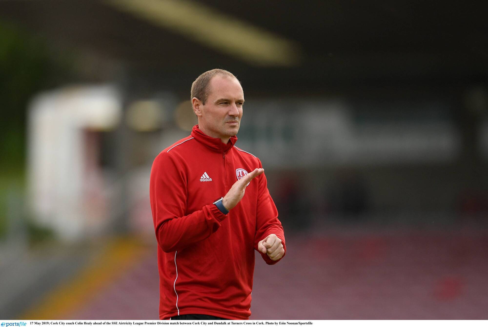 Cork City manager Colin Healy looking for a positive attitude from his team