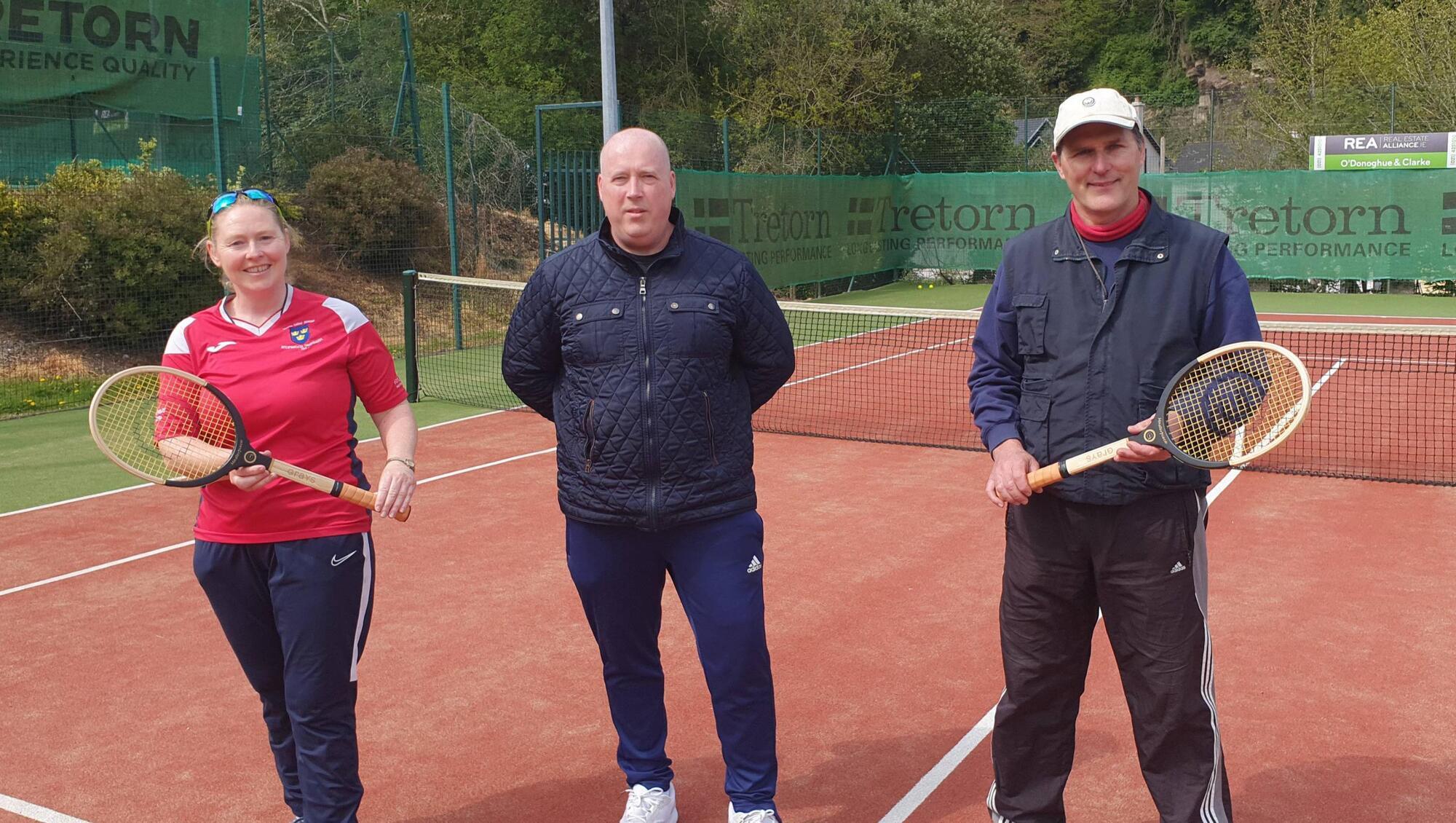 Cork tennis players ready to embrace the wooden racket revival