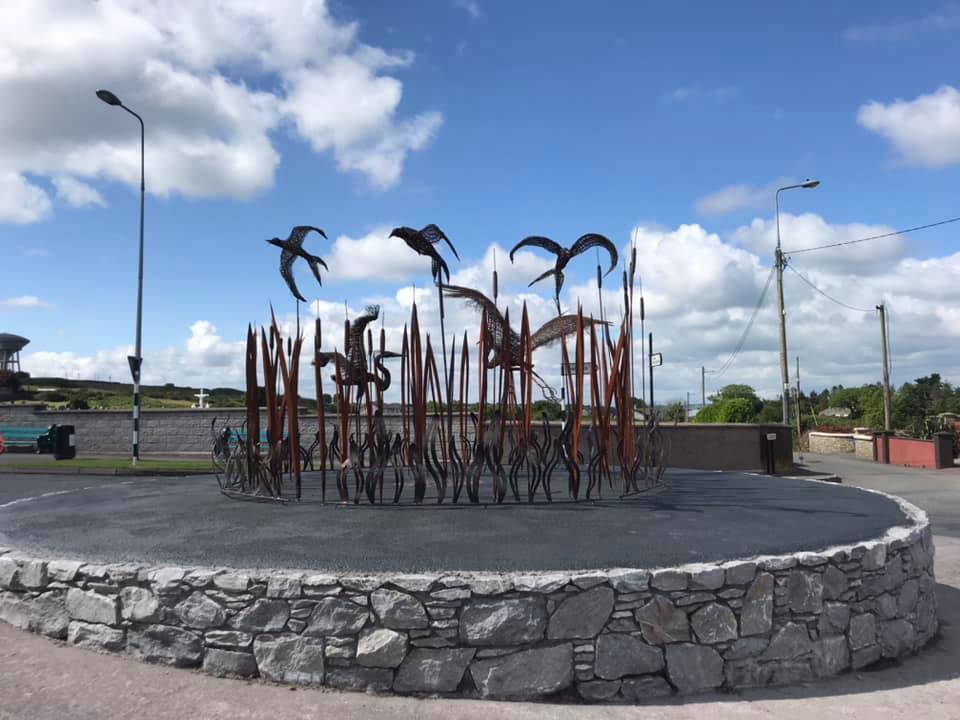 Sculpture in Cork town restored to its former glory