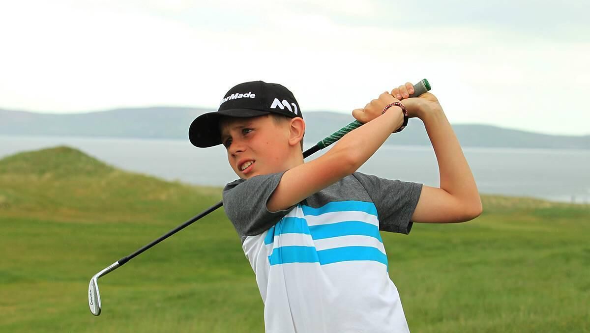Cork golfer Sean Reddy wins the Connacht Boys U14 Title