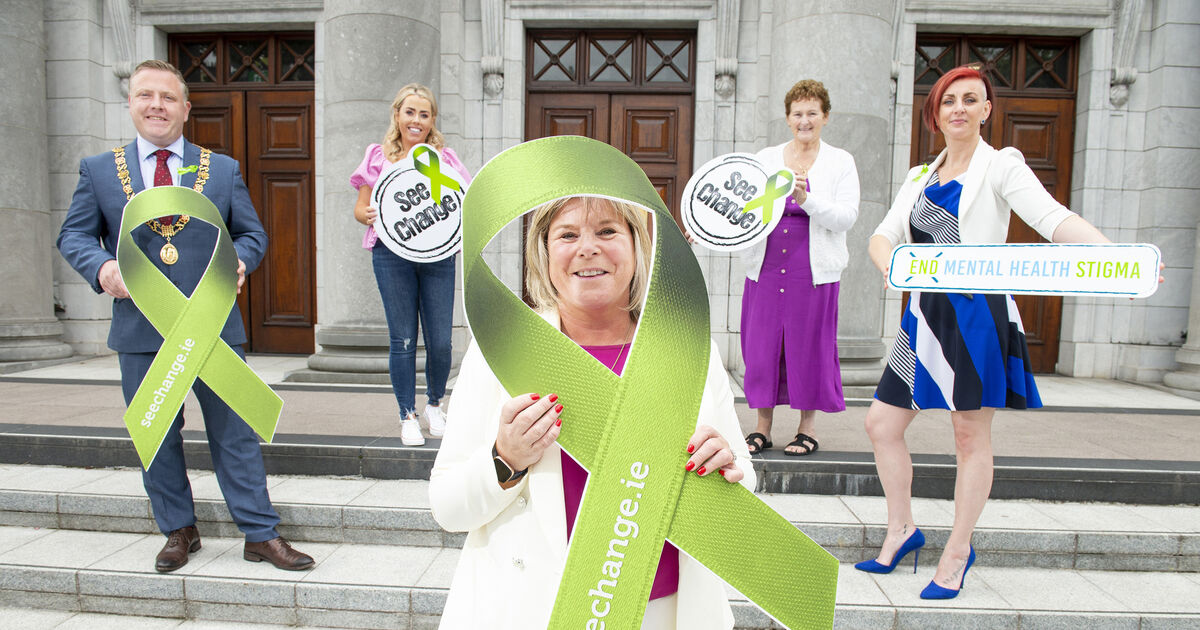 A rise in mental health problems is highlighted at Green Ribbon launch