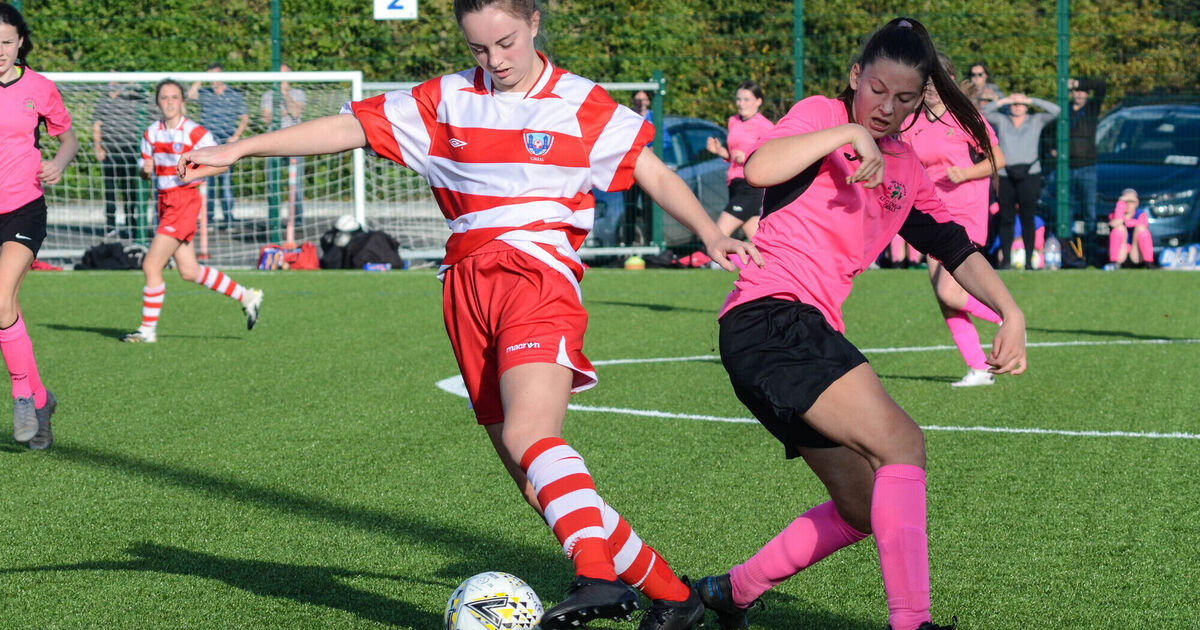 Heidi Mackin leads the Cork City contingent on Ireland U17 duty
