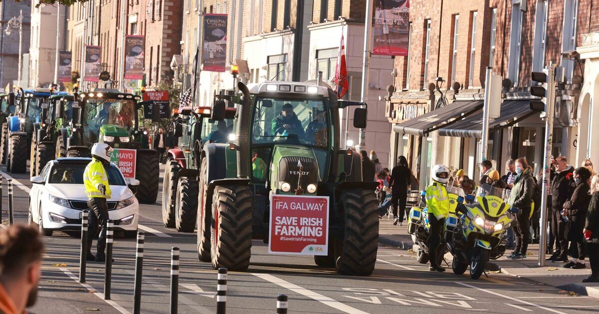 'Farmers are reaching the end of their tether': Convoy of tractors ...