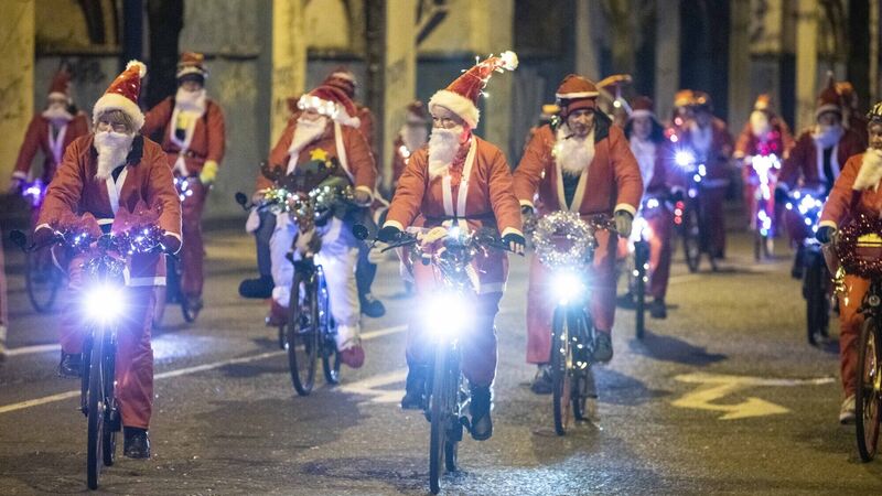 Hundreds of cycling Santas to gather for annual Cork Santa Cycle ...