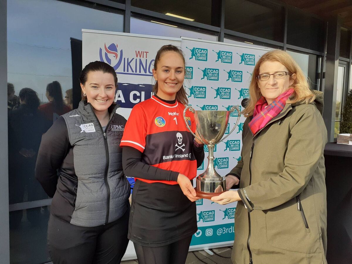 UCC camogie team lift the Meagher Cup for the first time