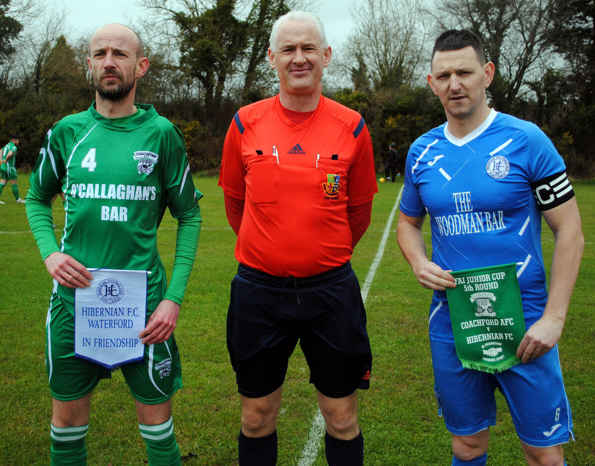 Red cards cost Coachford dearly in their clash with Hibs in the cup ...