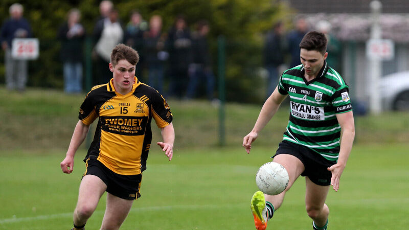 Jamie Davis flying the Cork flag for the New York footballers
