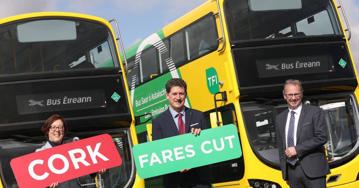 Cork transport: Cost of bus fares to be reduced from Monday
