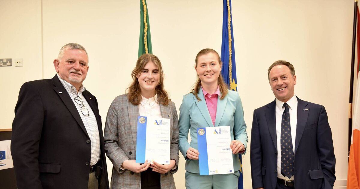 Two Cork students conferred with Youth Leadership award