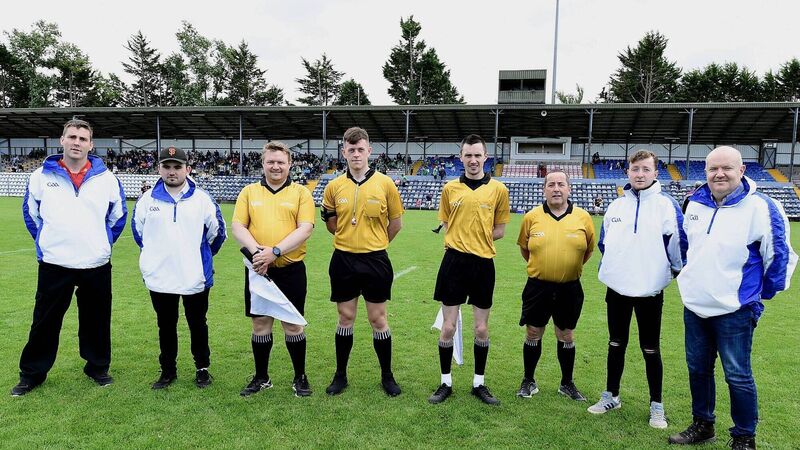 Young referee Shane Scanlon enjoys life in the middle