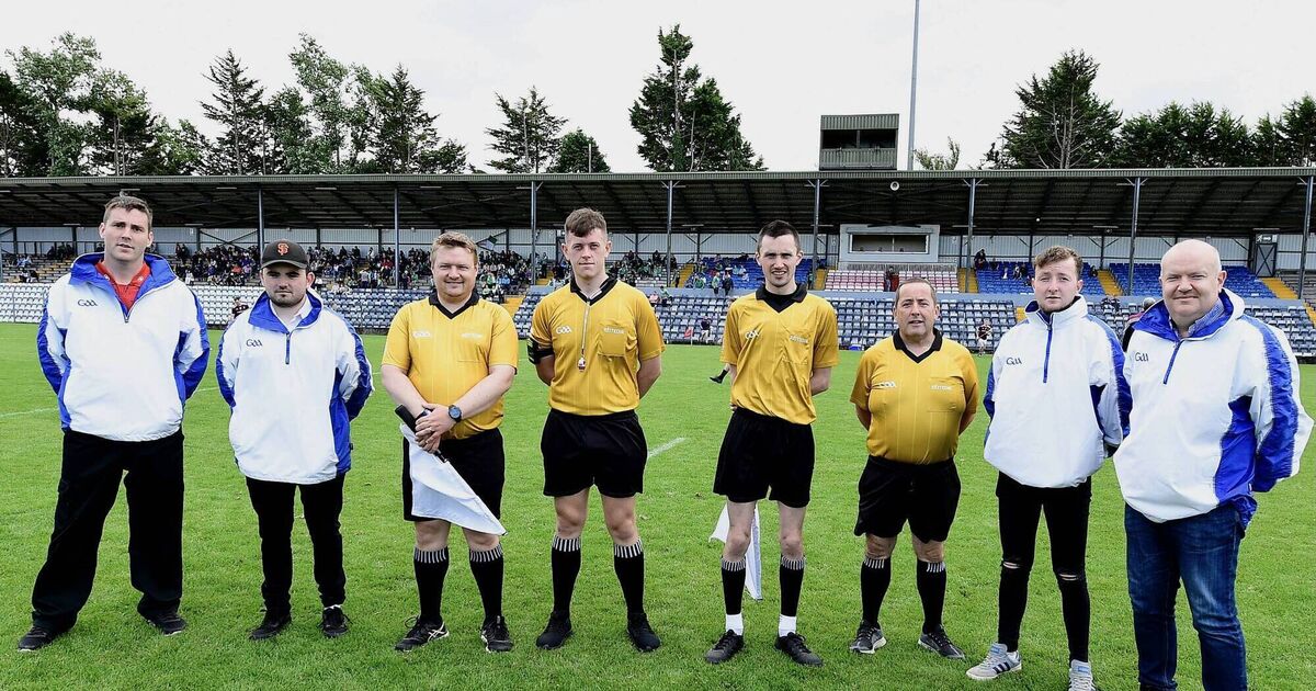 Young referee Shane Scanlon enjoys life in the middle