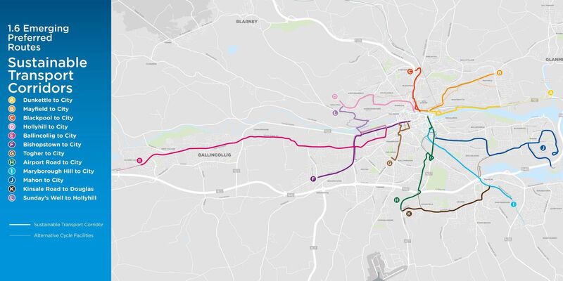 Public consultation opens on proposed new bus corridors for Cork city