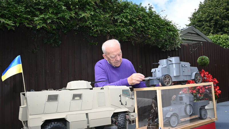 PICS: Mayfield's Jeremiah crafts a new hobby from old scrap