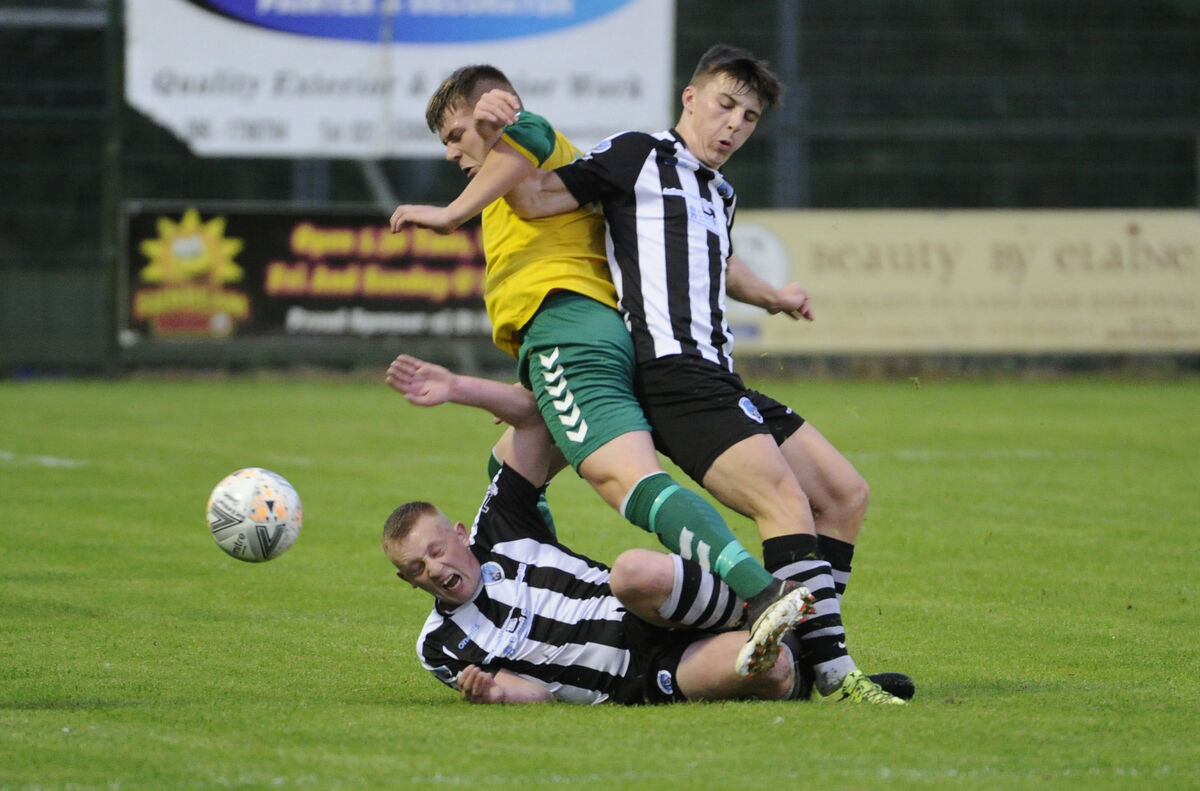 Cian Leonard marks return from leg break with sensational hat-trick
