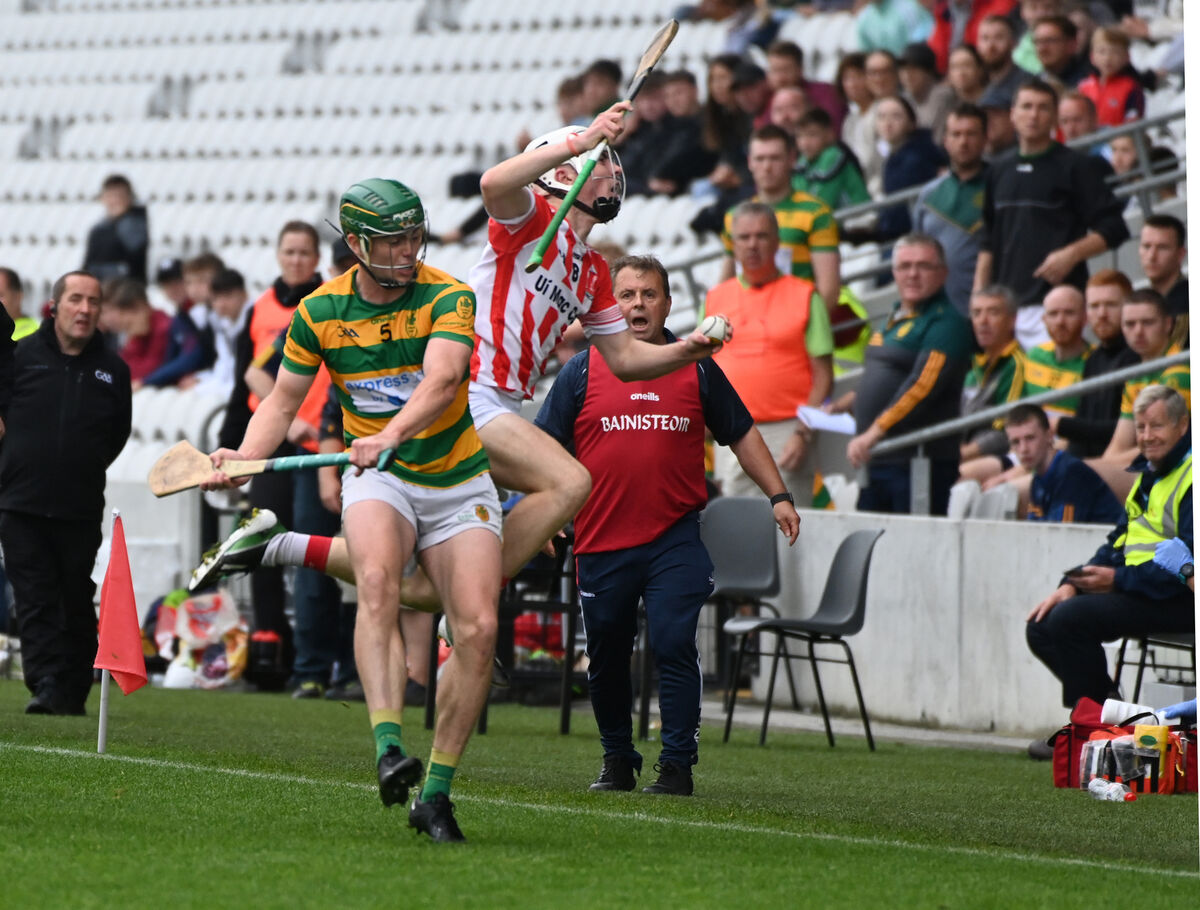 Clare's Louis Mulqueen learning about the Rockies hurling tradition