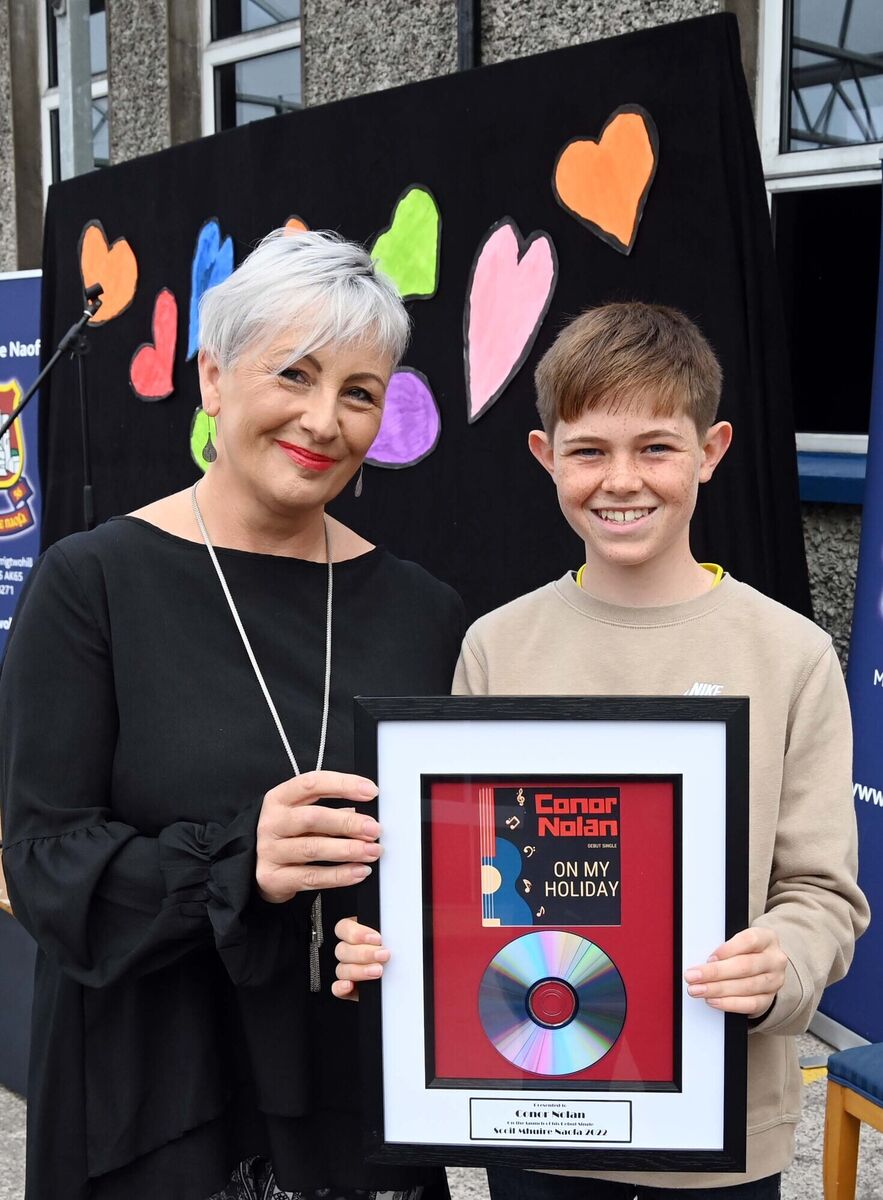 Pictures: Talented first-year musician returns to former school to perform