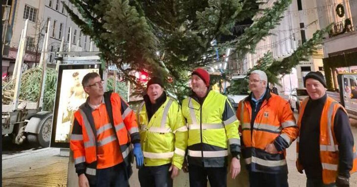 It's beginning to look a lot like Christmas! Council crews bring ...