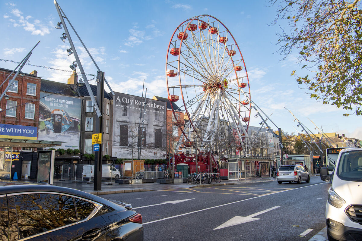 Pics: Cork's Christmas creeps closer as Ferris Wheel is assembled in ...