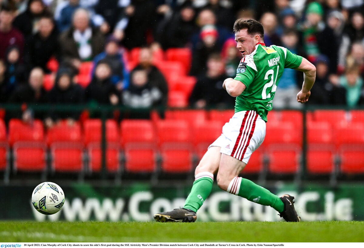 Cian Murphy's goal gives Cork City crucial win at home to Dundalk