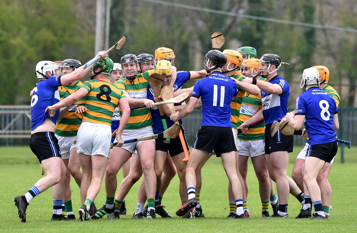 Sarsfields keep their unbeaten run in the Red FM SHL going with a big ...