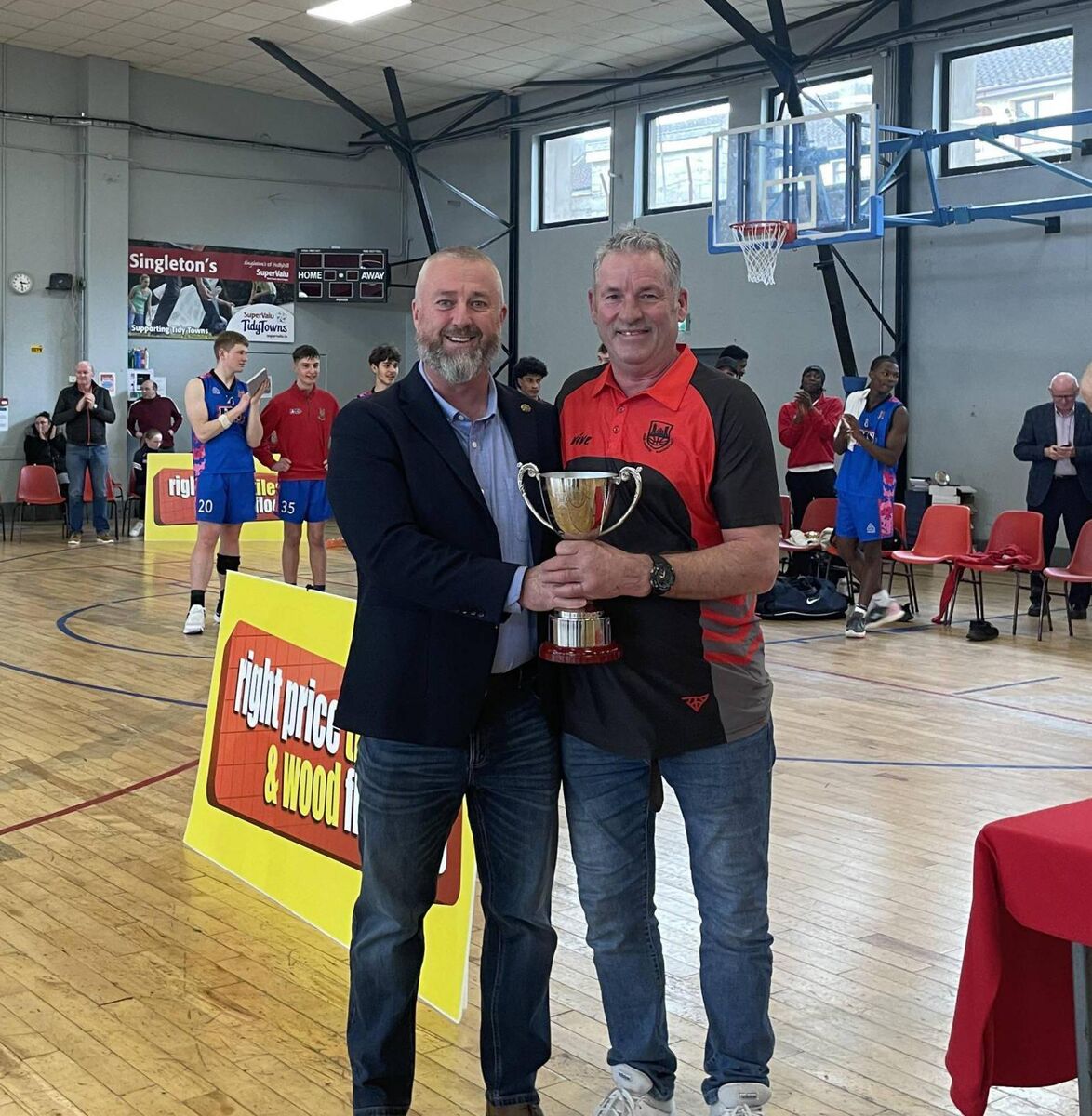Jim O’Sullivan is one of the most popular characters in Cork basketball
