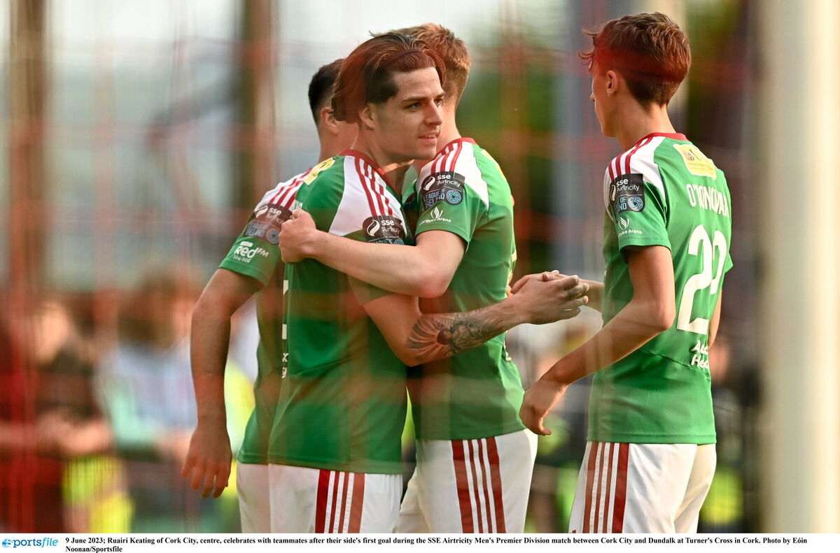 Cork City's winning run comes to an end against Dundalk at Turner's Cross