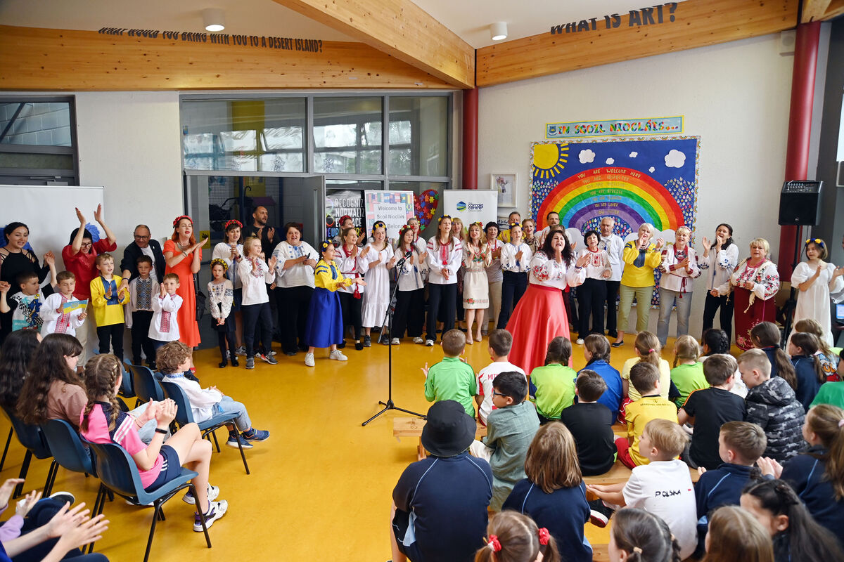 Pictures: Delight at Scoil Niocláis as Intercultural Day returns