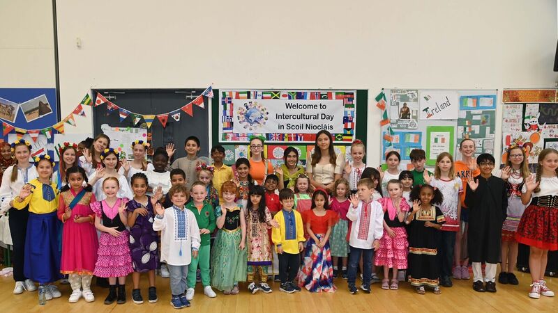 Pictures: Delight at Scoil Niocláis as Intercultural Day returns