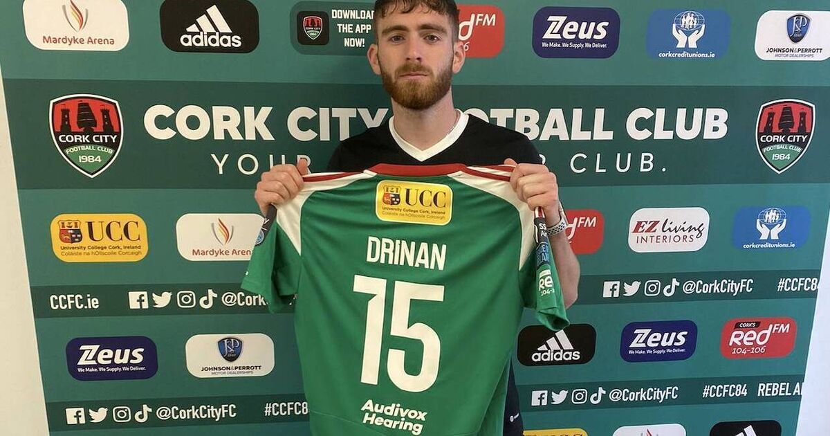 Cork City announce signing of Conor Drinan from Cobh Ramblers