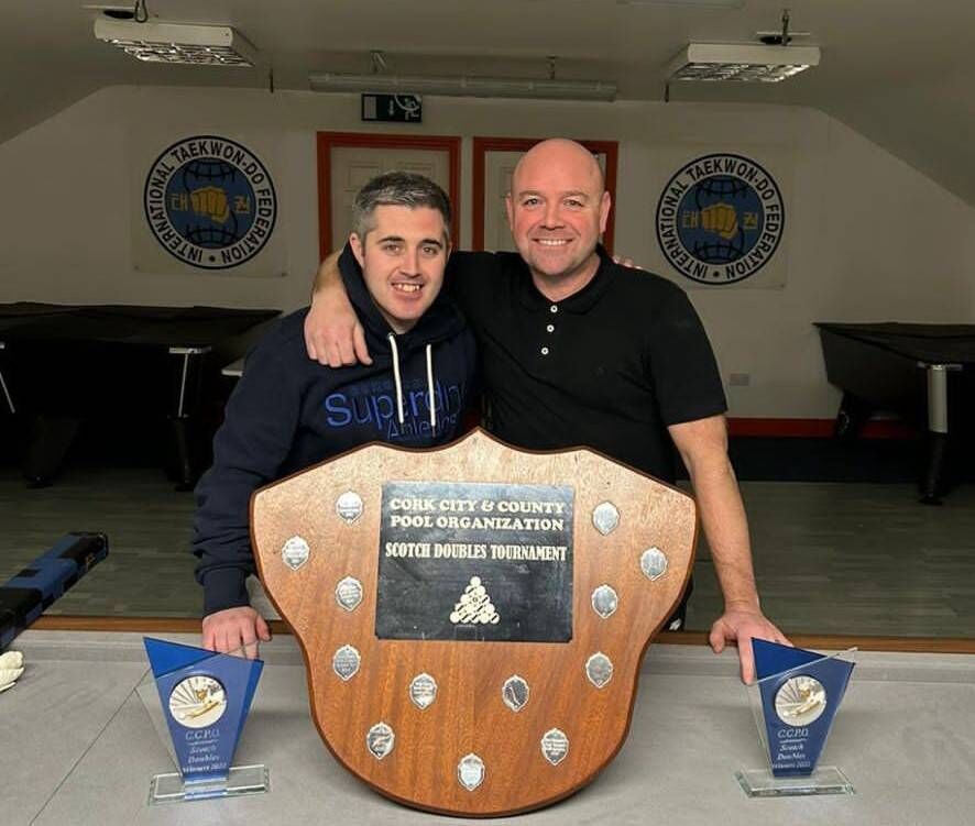 O’Cionnaighs Bar pool team are the best in Cork, winning the treble ...