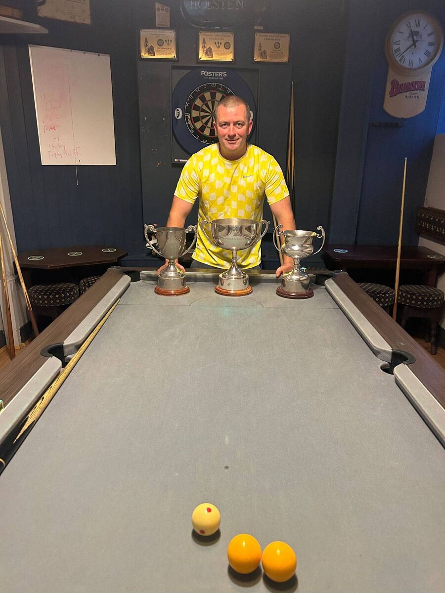 O’Cionnaighs Bar pool team are the best in Cork, winning the treble ...