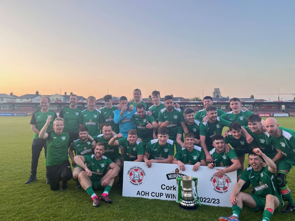 Coachford AFC had a great year winning the league and the AOH Cup