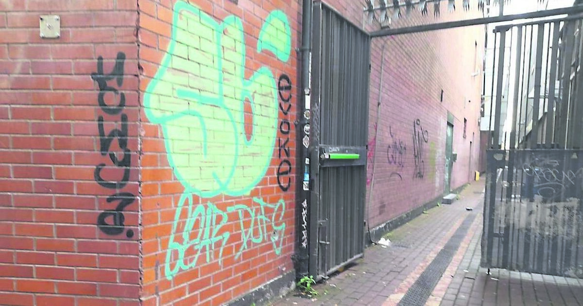 Cork has a graffiti problem... and this is definitely NOT art