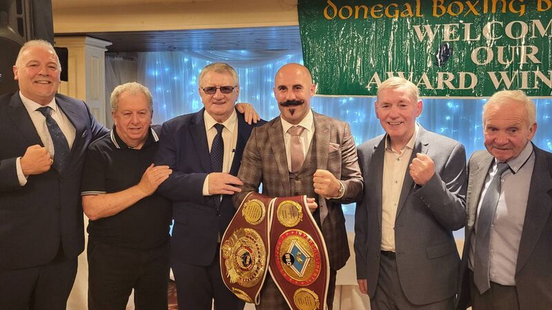 Cork boxing officials warmly honoured by the Donegal County Boxing Board