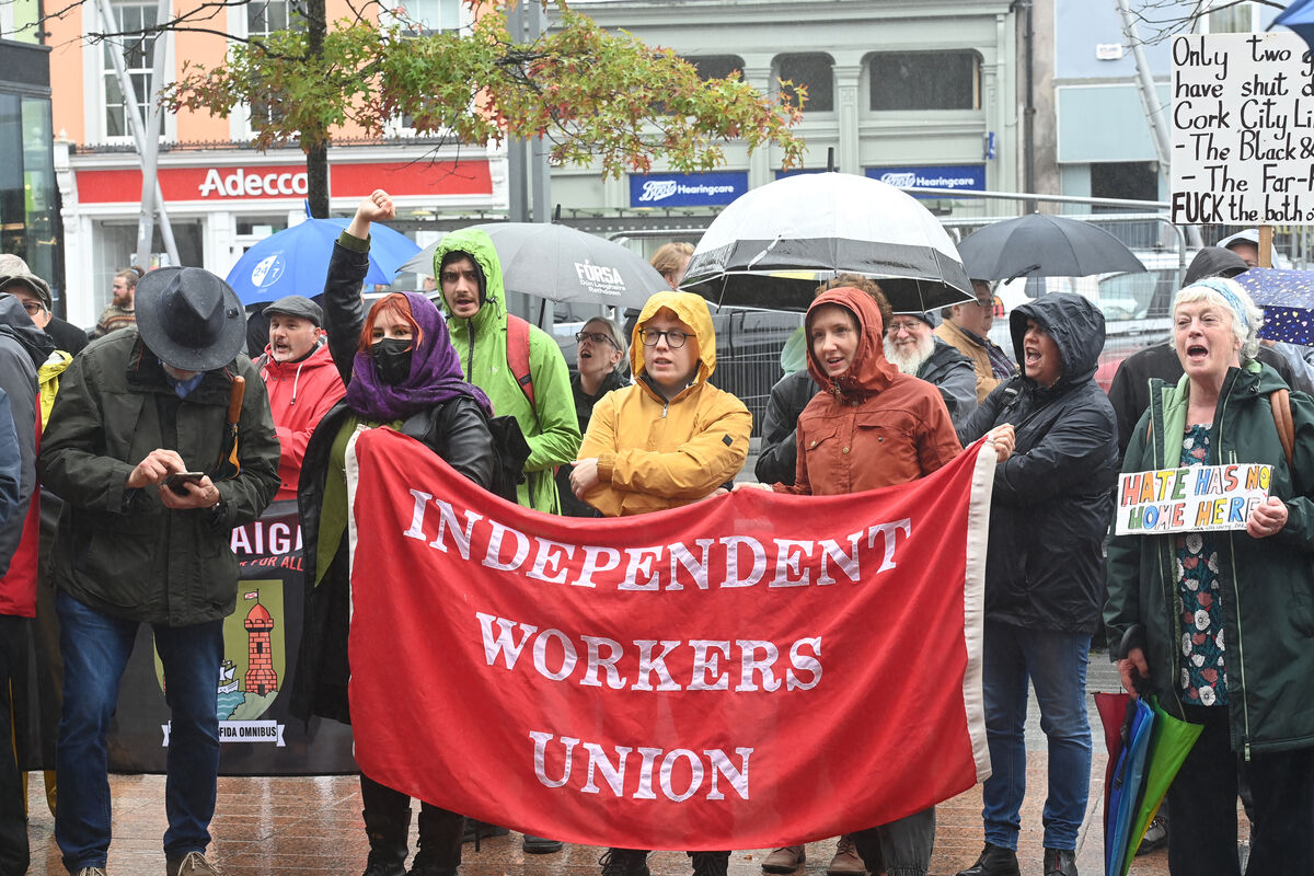 Pictures: Crowds brave the rain for rally in support of Cork city ...