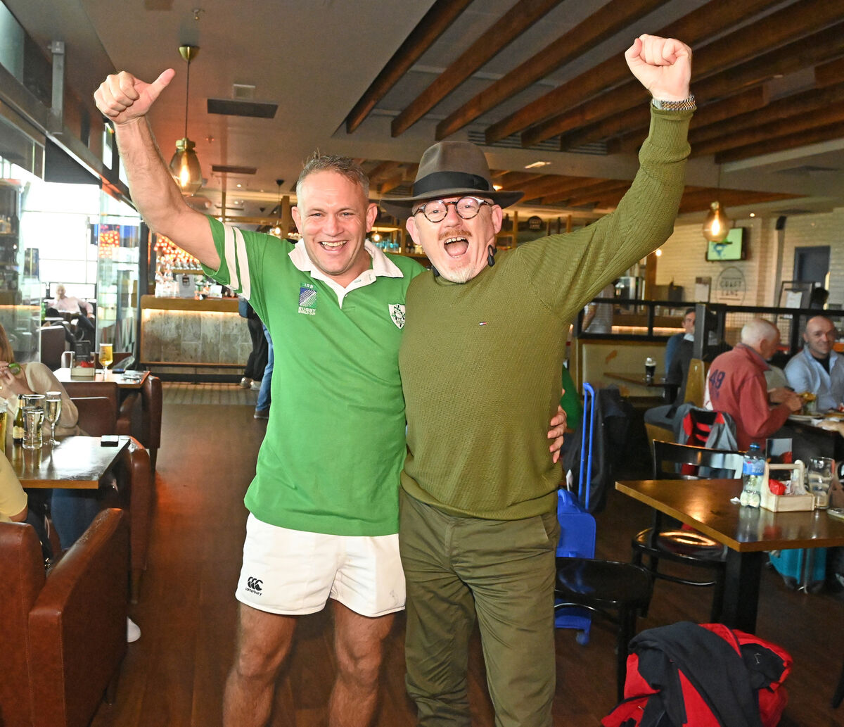 Pictures: Hundreds of rugby fans travel through Cork Airport ahead of ...