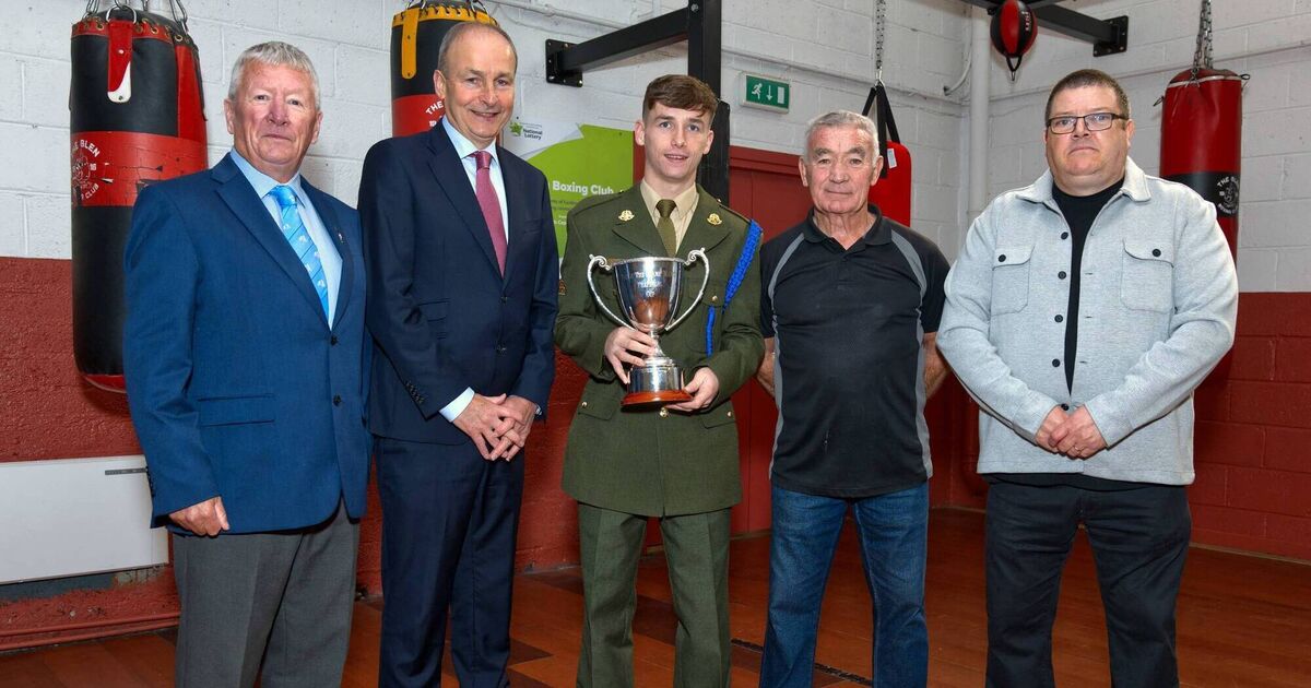 Glen Boxing Club thrilled to host the presentation of the Paddy Martin Cup