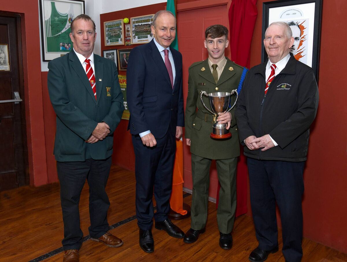 Glen Boxing Club thrilled to host the presentation of the Paddy Martin Cup