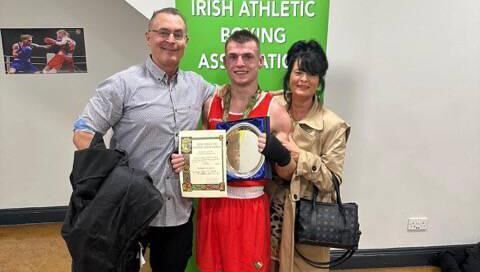 Fr Horgan's fighter Ryan McCarthy secured his place as an elite Irish boxer